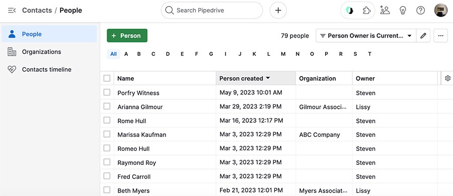 Filtering - Knowledge Base | Pipedrive